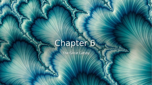 The Great Gatsby Chapter 6 | Teaching Resources