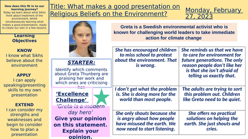 Religion & Environment: Complete Unit (RE/RS) | Teaching Resources