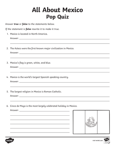 Mexico Geography | Teaching Resources