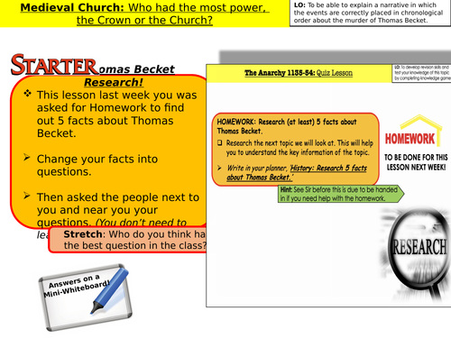 Medieval Church: Who had the most power, the Crown or the Church ...