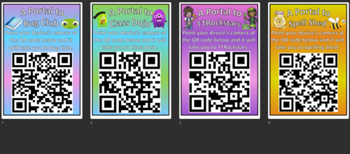 QR Posters to Help Children Log In to Websites Without Typing e.g ...