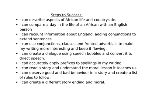 STORIES FROM DIFFERENT CULTURES Africa Is Not A Country /Mufaro's ...