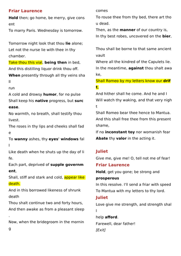 KS3 Romeo and Juliet | Teaching Resources