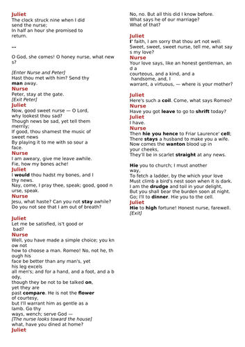 KS3 Romeo and Juliet | Teaching Resources