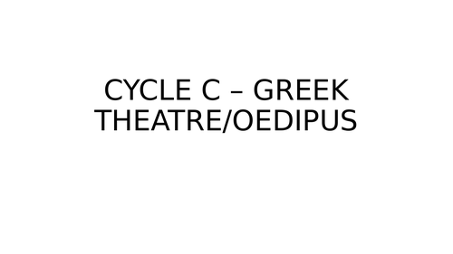Greek Theatre | Teaching Resources