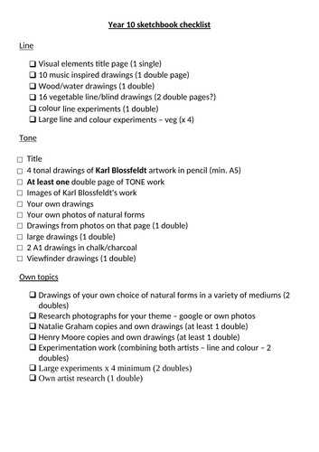 GCSE Art project outlines - multiple topics | Teaching Resources
