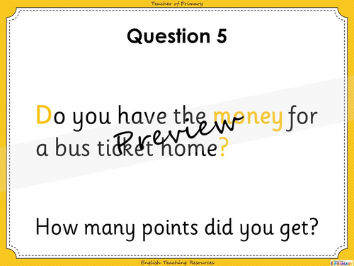 Sentence Dictation 3 - Year 2 | Teaching Resources