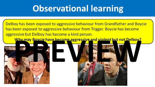 Social learning theory - AQA A Level Psychology (Aggression) | Teaching ...