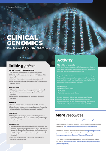 The human story behind human genome sequencing | Teaching Resources