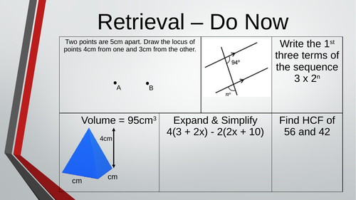 EdExcel GCSE Higher Unit 8 - Transformations & Constructions | Teaching Resources