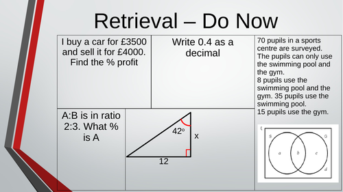 EdExcel GCSE Higher Unit 8 - Transformations & Constructions | Teaching Resources