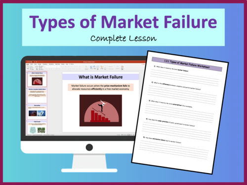 Types of Market Failure - A Level Economics | Teaching Resources
