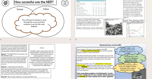 The New Economic Policy (NEP) Lenin's Russia | Teaching Resources