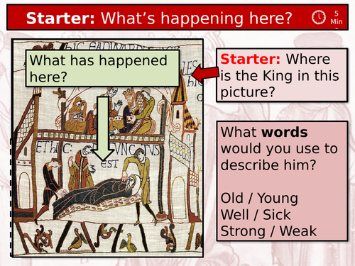 KS3 Normans - Who Should be King 1066? | Teaching Resources