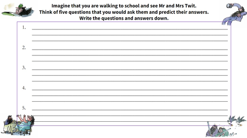The Twits Roald Dahl Comprehension | Teaching Resources