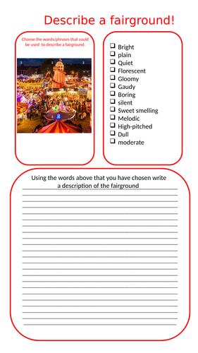 Mini descriptive bundle | Teaching Resources