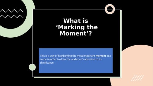 D Kelly's DNA - Marking the Moment and Cross Cutting. | Teaching Resources