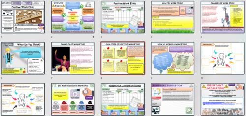 Positive Work Ethic + Careers | Teaching Resources