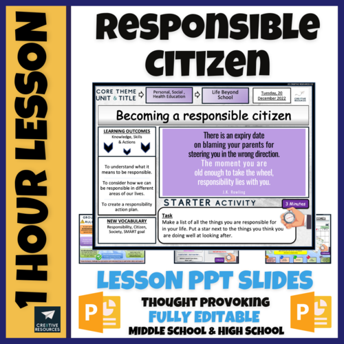Being a Responsible Citizen | Teaching Resources