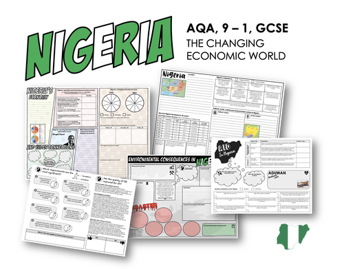 Nigeria, The Changing Economic World, AQA, 9-1 GCSE | Teaching Resources