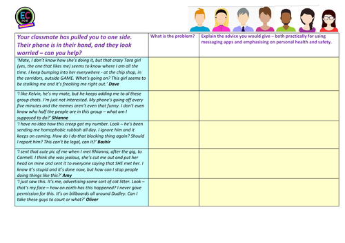 Anti bullying - Online Safety Group Chats | Teaching Resources