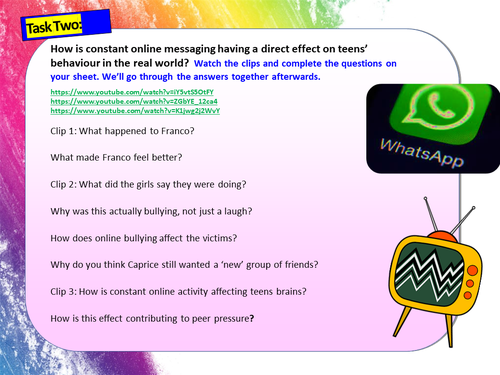 Anti bullying - Online Safety Group Chats | Teaching Resources