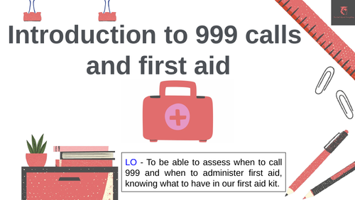 Introduction to First Aid and calling 999 Tutorial | Teaching Resources