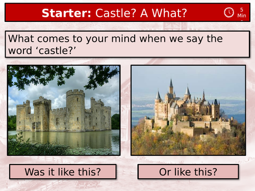 KS3 Normans - William's Motte & Bailey Castles | Teaching Resources