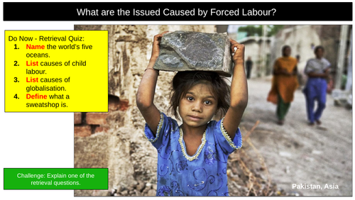 Forced Labour Labor | Teaching Resources
