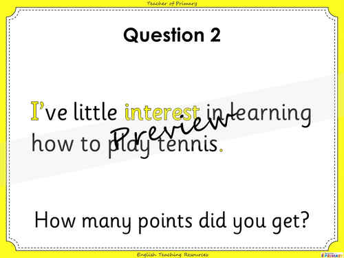 Sentence Dictation 3 - Year 3 | Teaching Resources