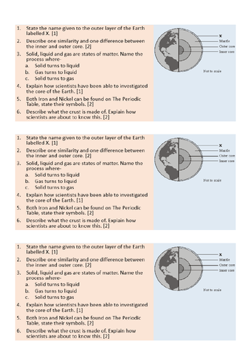Earth Structure, Types of Rocks, Rock Cycle (3 lessons) | Teaching ...
