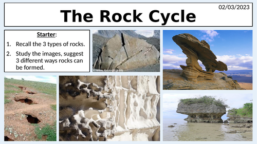 Earth Structure, Types of Rocks, Rock Cycle (3 lessons) | Teaching ...
