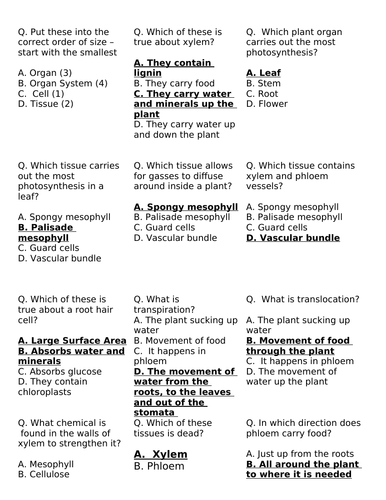 Hundreds of Revision Cards - GCSE Biology | Teaching Resources