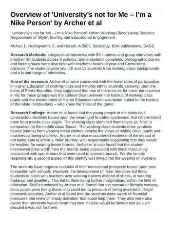 AQA A Level Sociology Education Topic 3 Relationships and Processes ...