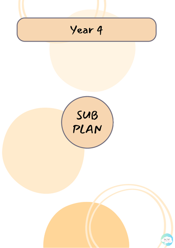 Editable Sub Plan Template | Canva Link + PDF Sample Included ...