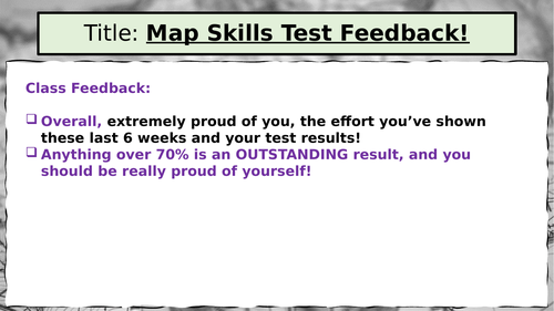 Map Skills: Revision & Assessment | Teaching Resources