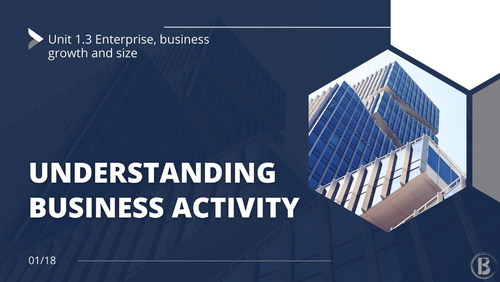 IGCSE BUSINESS Unit 1.3 Enterprise, business growth and size | Teaching ...