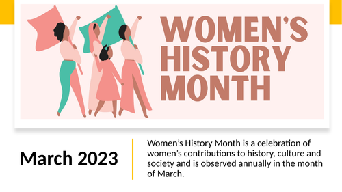 Women's History Month 2023 | Teaching Resources