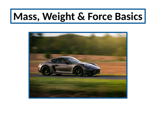 Mass, Weight & Force Basics - A Level Physics | Teaching Resources