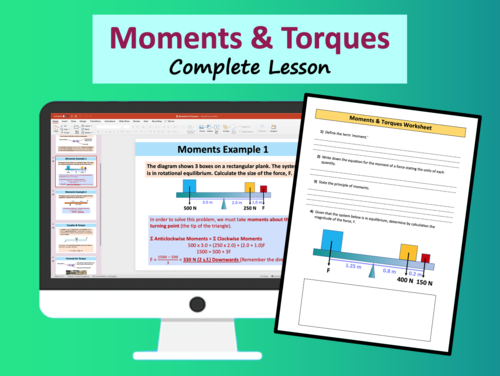 Moments & Torques - A Level Physics | Teaching Resources