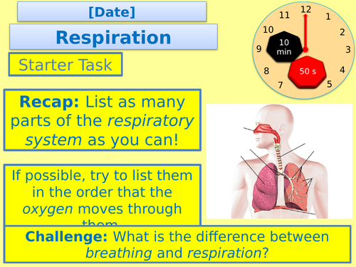 AQA Biology Unit 4 - L1 Aerobic Respiration | Teaching Resources