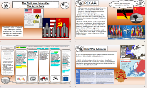 The Cold War Arms Race | Teaching Resources