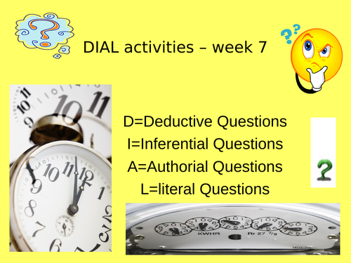 Reading KS2 DIAL Activities | Teaching Resources
