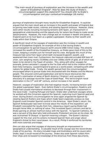 AQA 2024 Drake's Circumnavigation 1577-1580 Historic Environment ... AQA 2024 Drake's Circumnavigation 1577-1580 Historic Environment ...