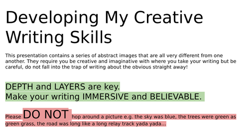 Creative Writing Prompts | Teaching Resources