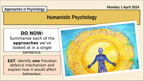 A-Level Psychology - THE HUMANISTIC APPROACH [Approaches in Psychology ...