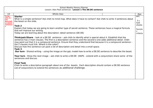 Alan Peat’s DE:DE Sentences - Complete Lesson FULLY UPDATED for 2025 ...