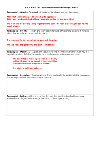 The London Eye Mystery - Lesson 11 - Writing an effective resolution ...
