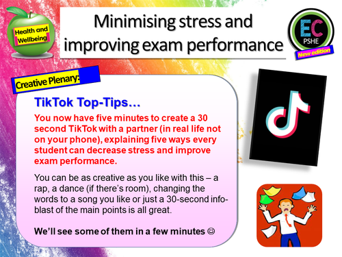 Stress Management + Exam Stress PSHE | Teaching Resources