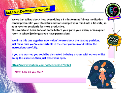 Stress Management + Exam Stress PSHE | Teaching Resources